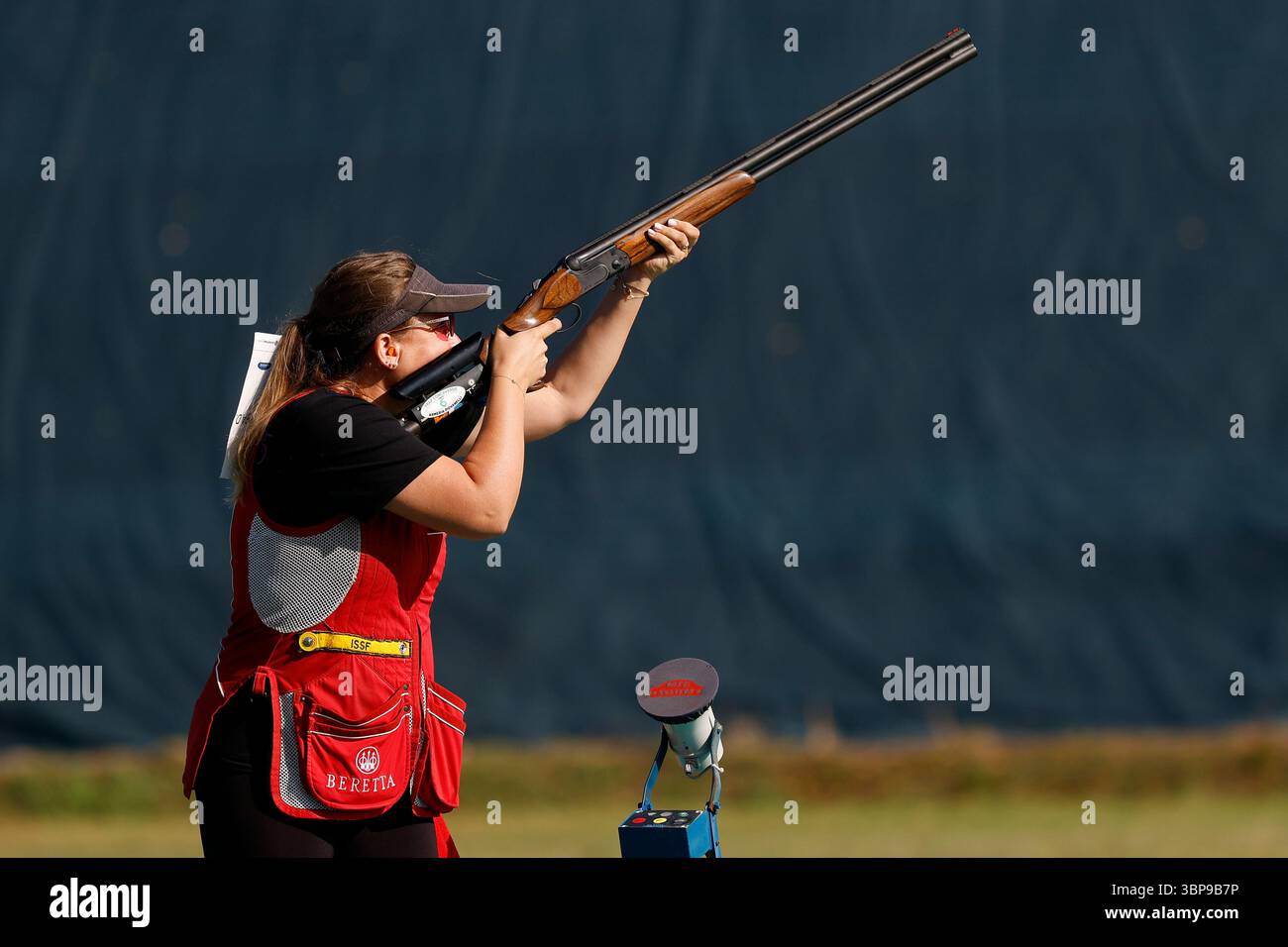 Borda Olaechea Daniella of Team Peru competes in the Shooting Skeet ...