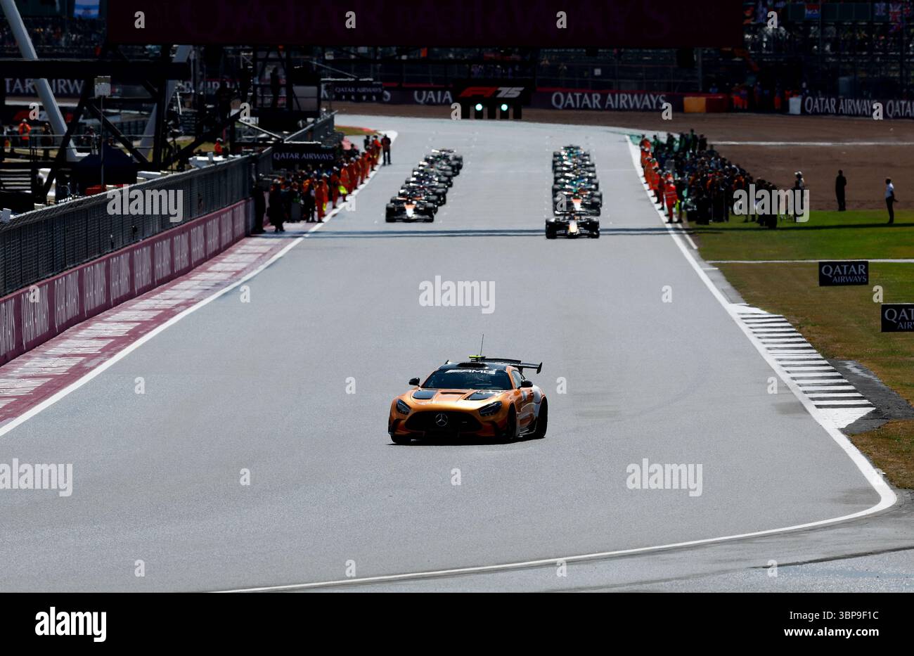 FIA Mercedes-AMG GT Black Series Safety Car start of the race, depart, during the Formula 1 ...