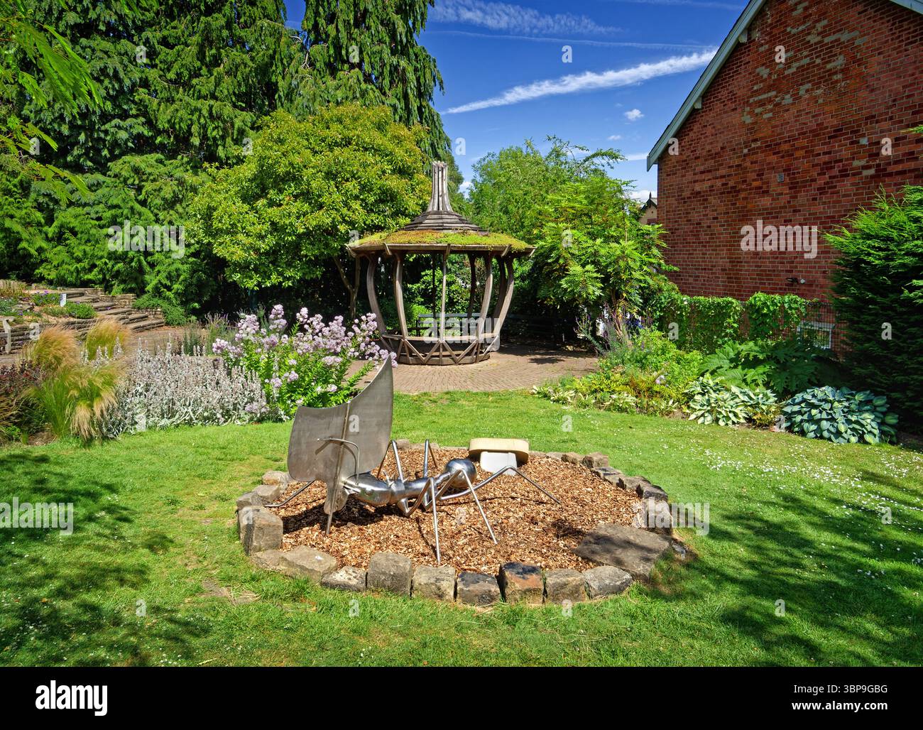 UK, South Yorkshire, Sheffield, Botanical Gardens, Marnock Garden Stock ...