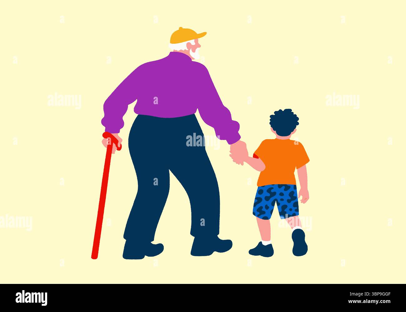 Hand in together intergenerational hi-res stock photography and images ...