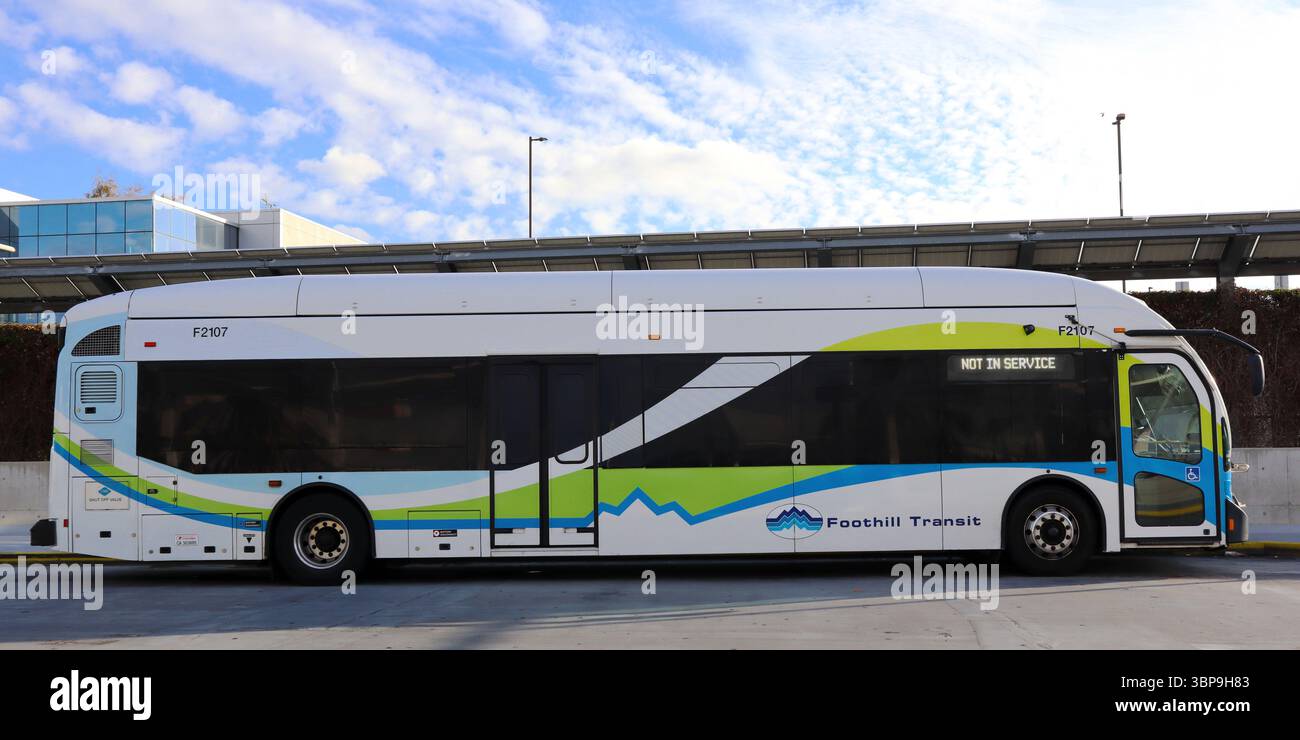 Los Angeles, California: Foothill Transit Bus Stock Photo - Alamy