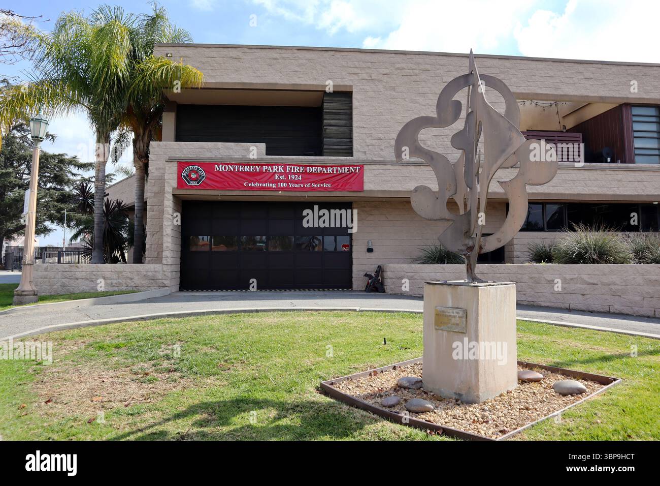 Monterey Park, California: Exterior of Fire Department Station 61 ...