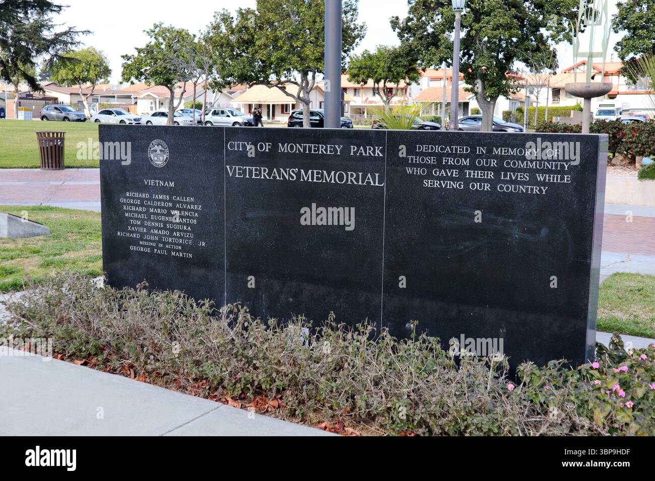 Monterey Park, California: City of Monterey Park Veterans Memorial at ...