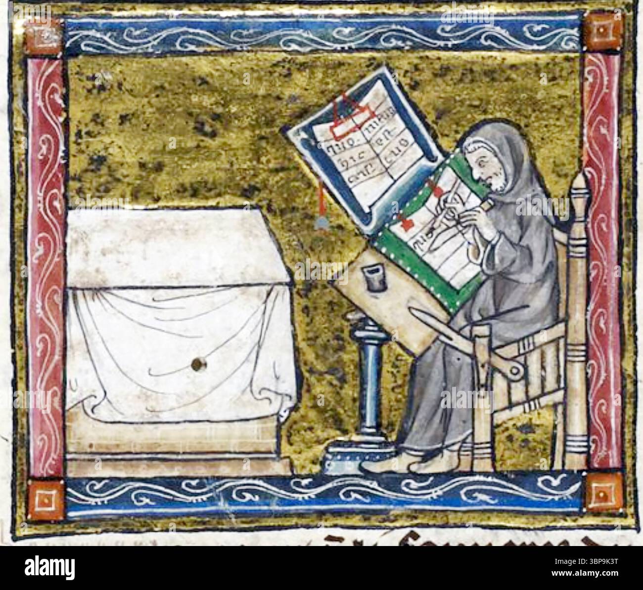 Medieval scribe hi-res stock photography and images - Alamy