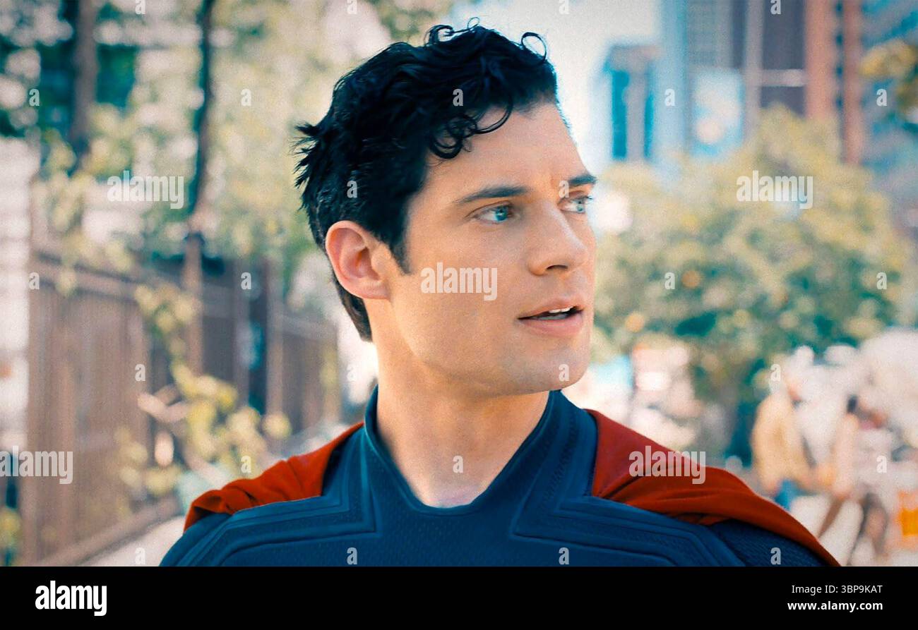 SUPERMAN 2025 Warner Bros. Pictures film with David Corenswet Stock ...