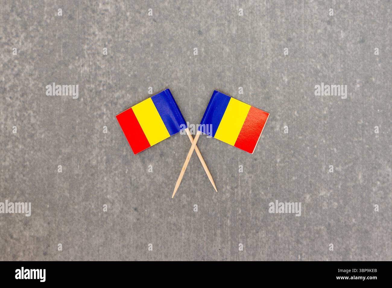 Romanian flags hi-res stock photography and images - Alamy
