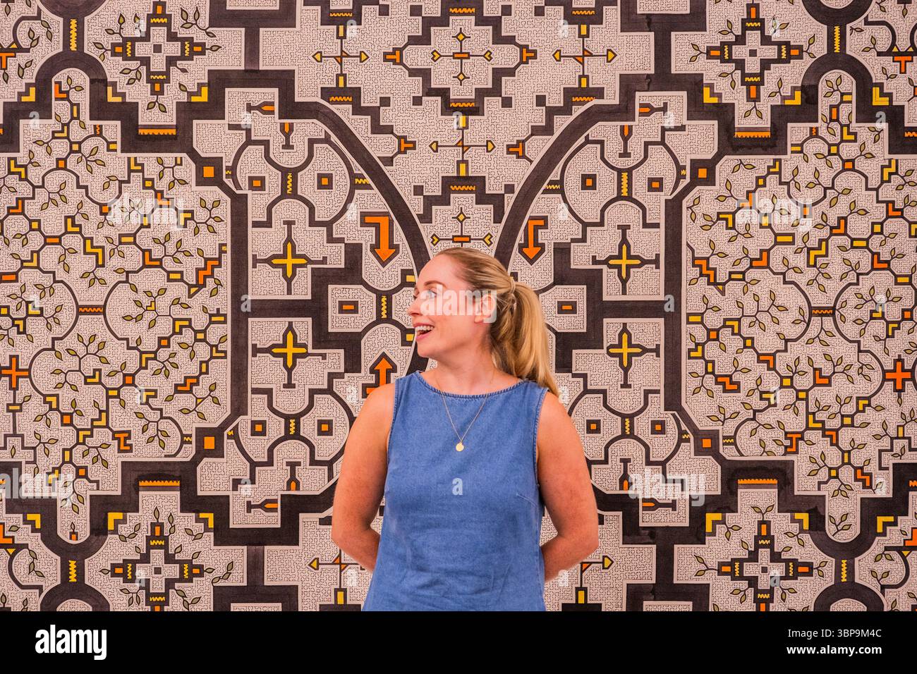 London, UK. 7th July, 2025. Untitled (Pei Maya Kené) 2024 - Paintings ...