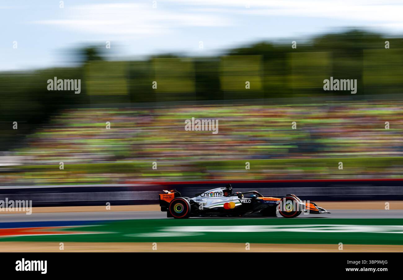 Silverstone, Great Britain. 4th July, 2025. #81 Oscar Piastri (AUS ...