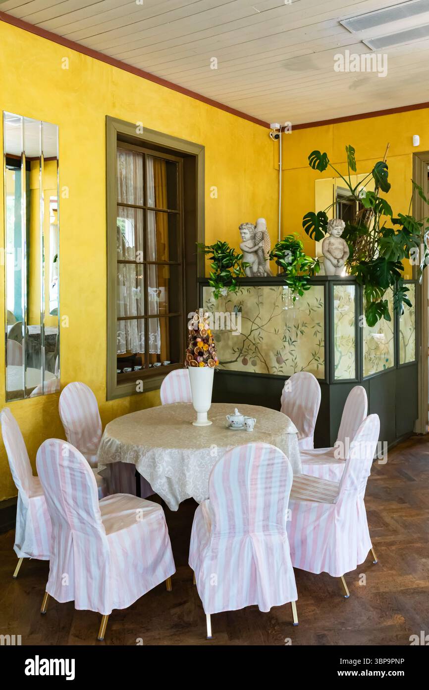 Kaisaniemi Helsinki. Cajsan Helmi café. The oldest restaurant building ...