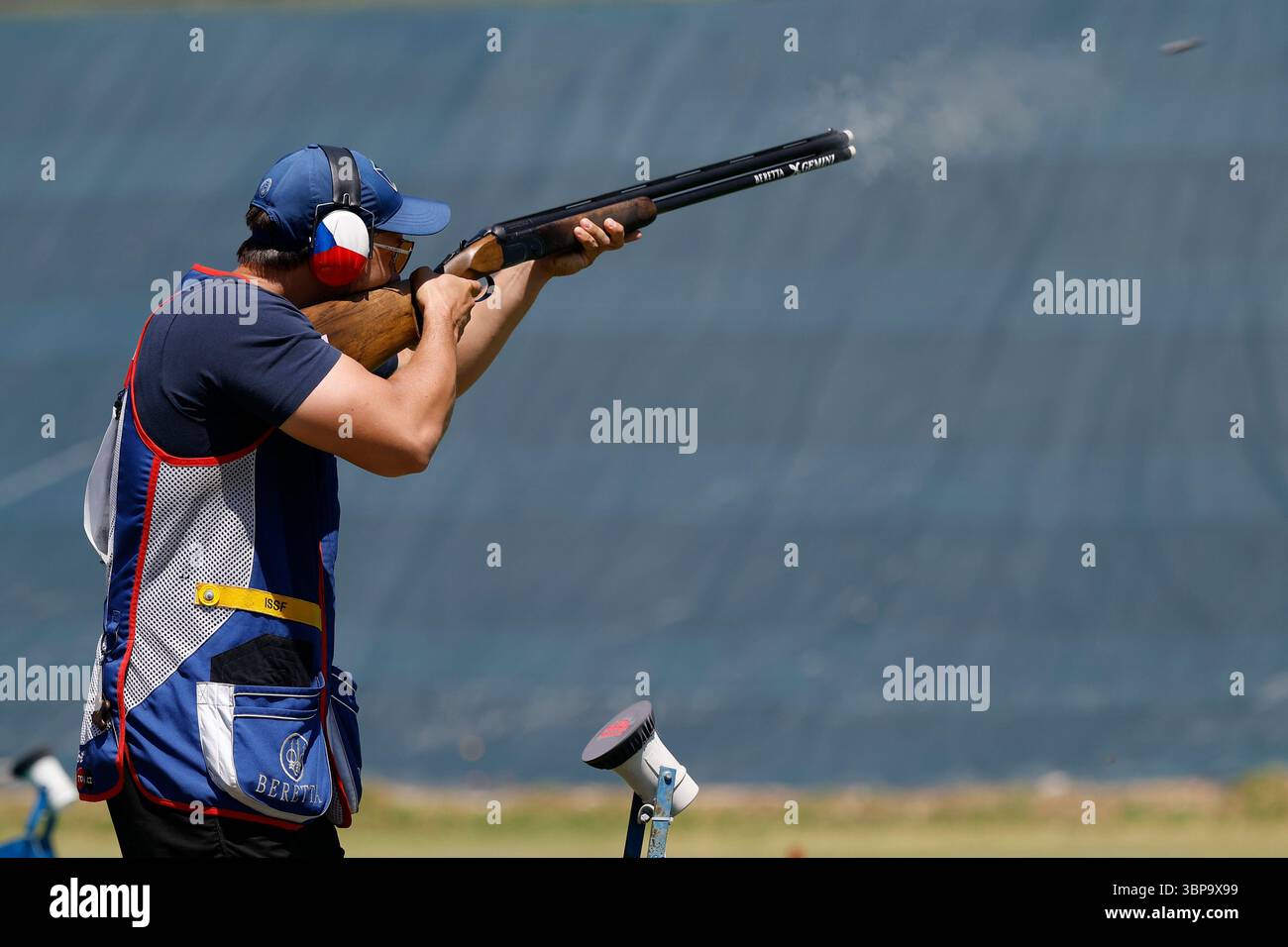 Tomecek Jakub of Team Czechia competes in the Shooting Skeet Men's ...