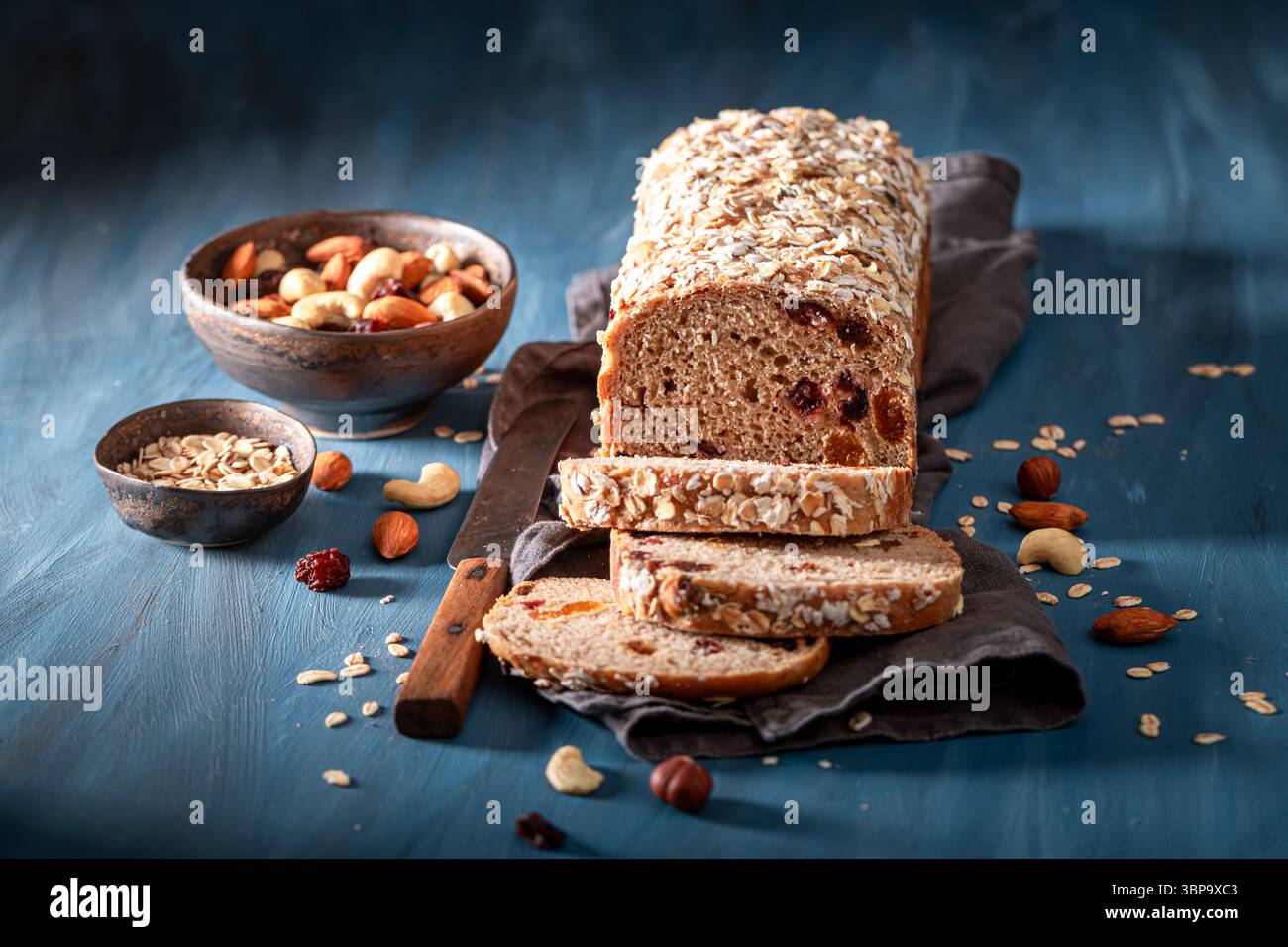 Healthy delicacies bread for healthy and perfect breakfast. Bread with ...