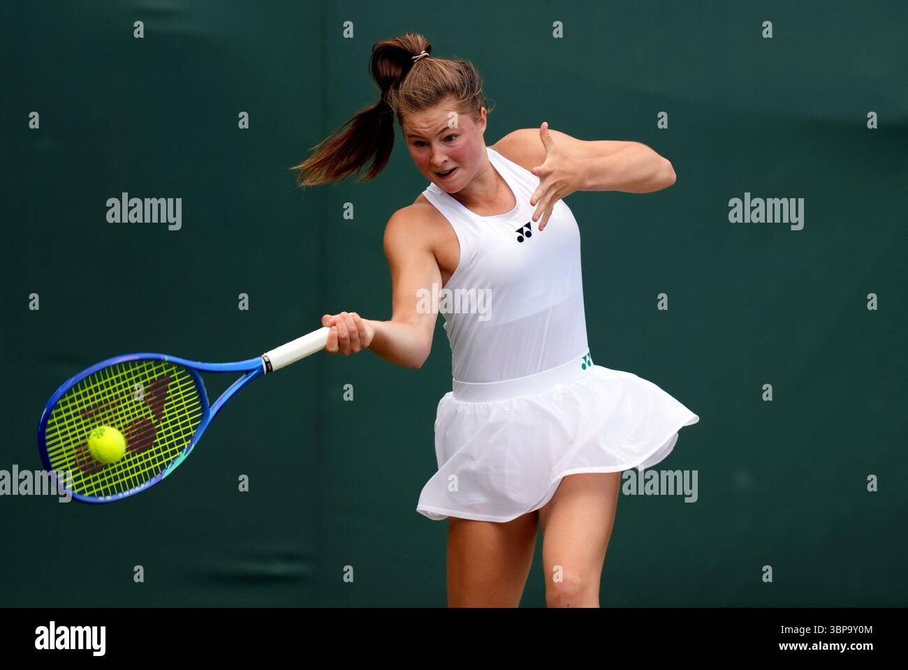 Ruby Cooling during her Girls' Singles match against Rositsa Dencheva on day eight of the 2025 ...