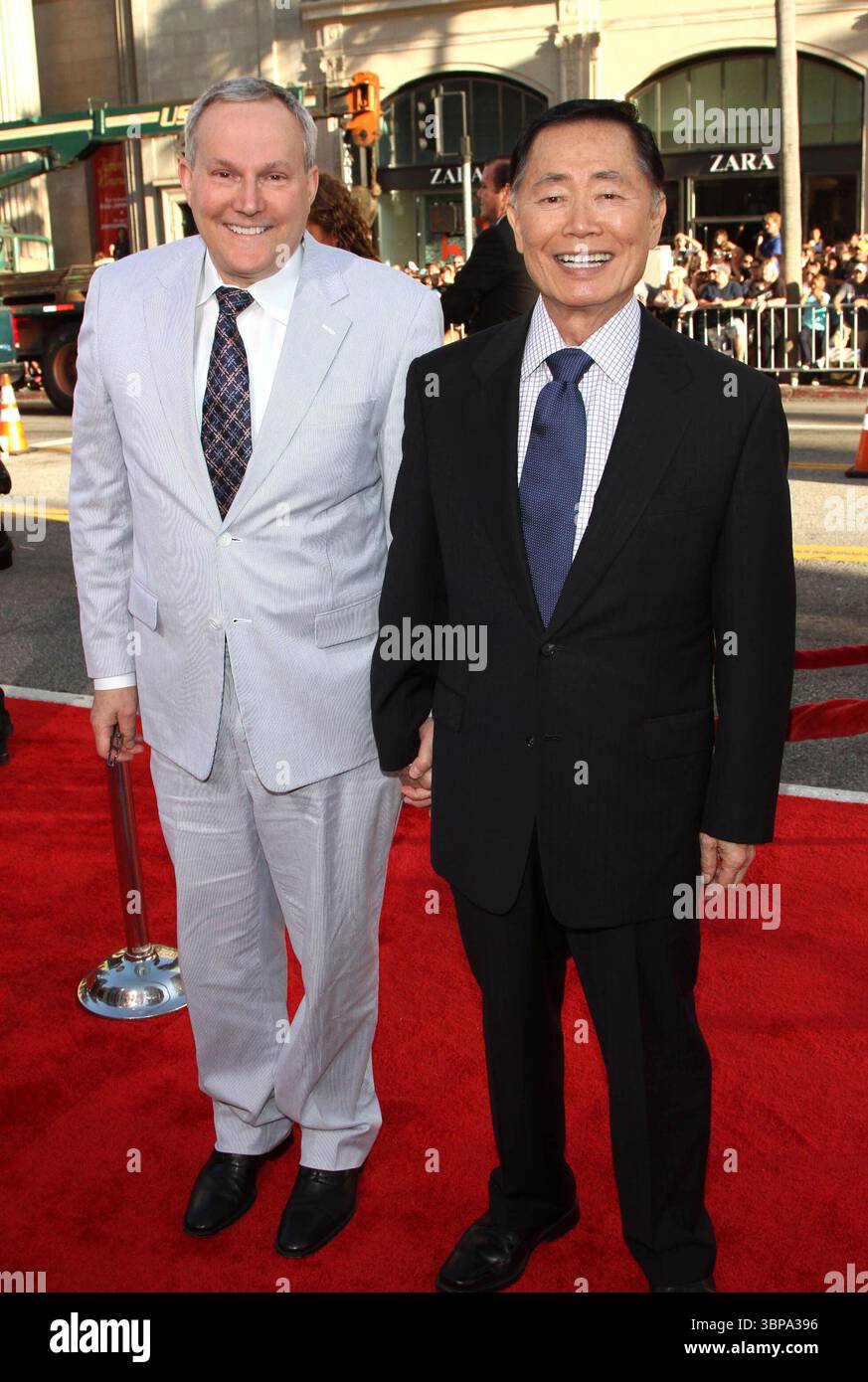 George Takei with his husband Brad Altman at the premiere of 'Larry ...
