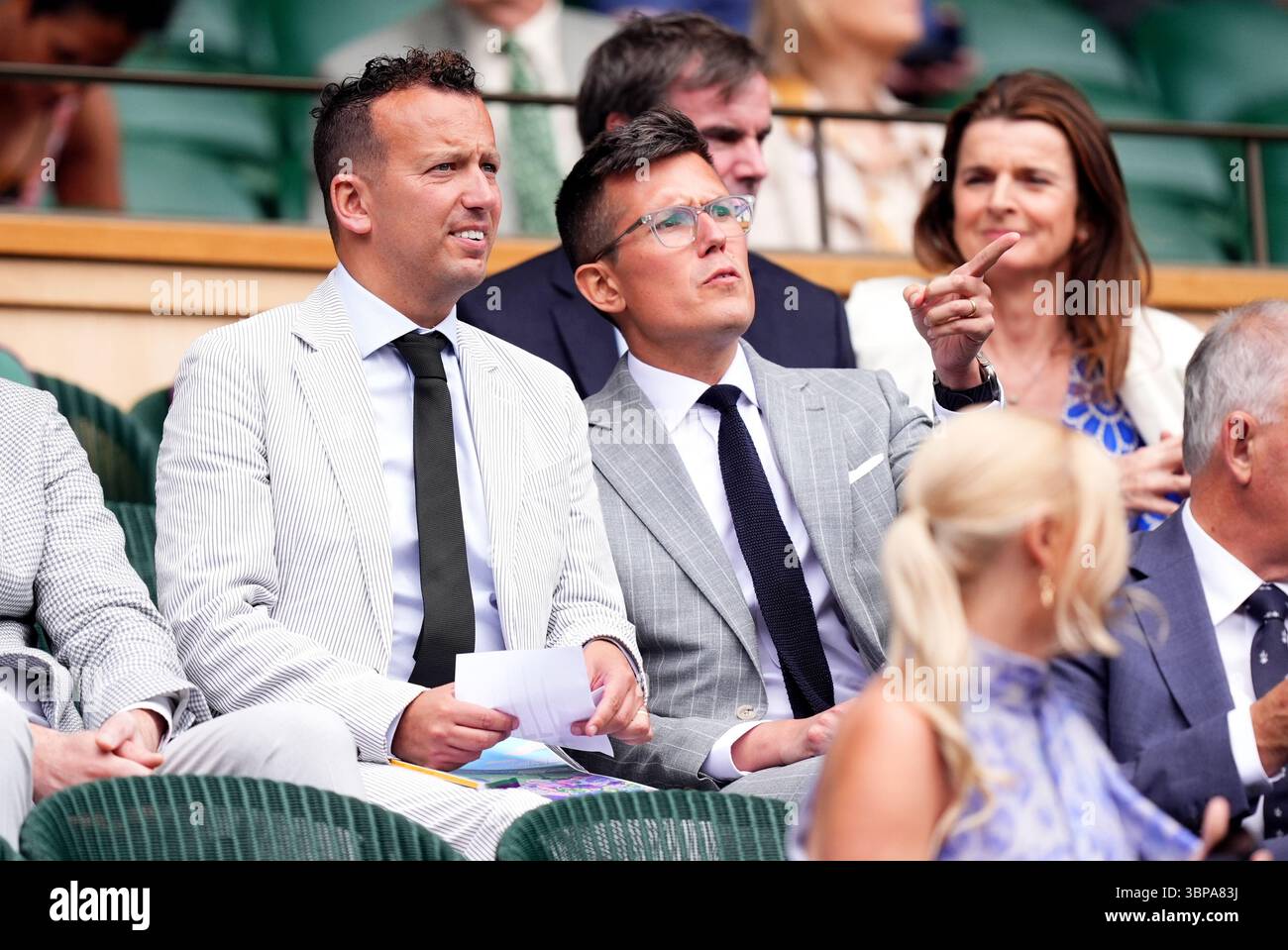 Alex Kay-Jelski, Director of BBC Sport with Andrew Kay-Jelski (right ...