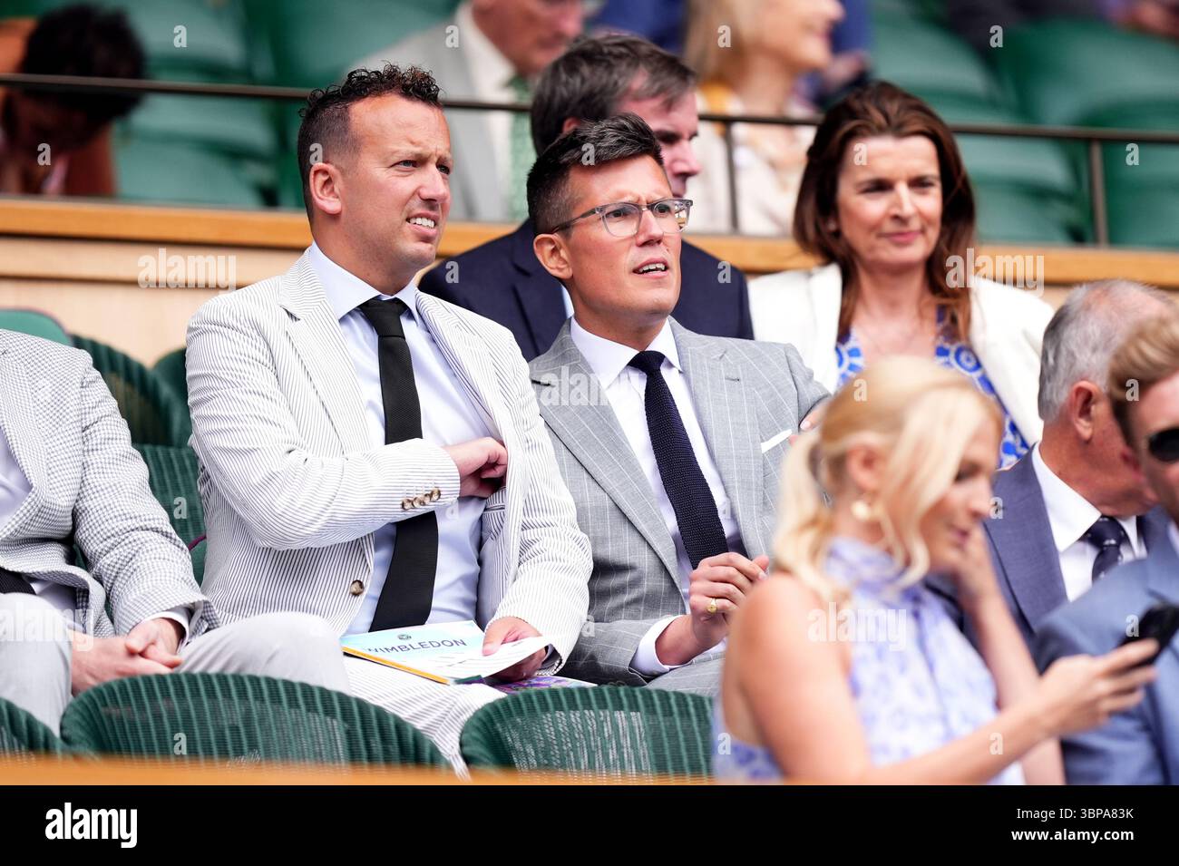 Alex Kay-Jelski, Director of BBC Sport with Andrew Kay-Jelski (right ...