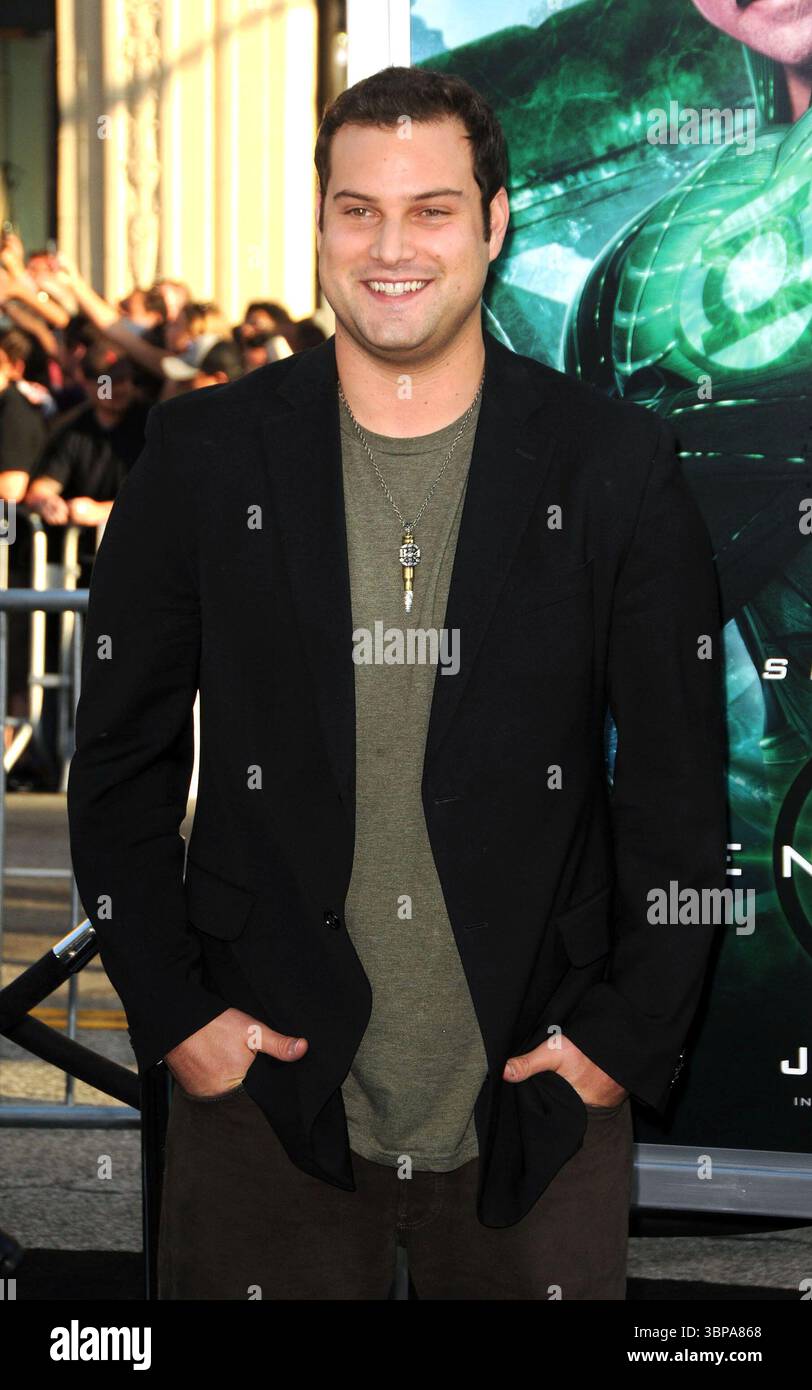 Max Adler at the premiere of 'Green Lantern' in Los Angeles - 15 June ...
