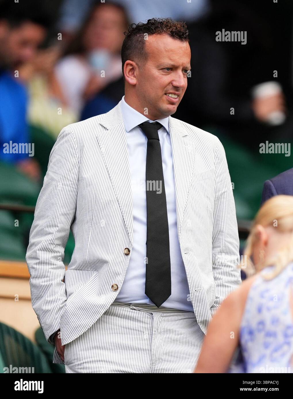 Alex Kay-Jelski, Director of BBC Sport, in the Royal Box on day eight ...