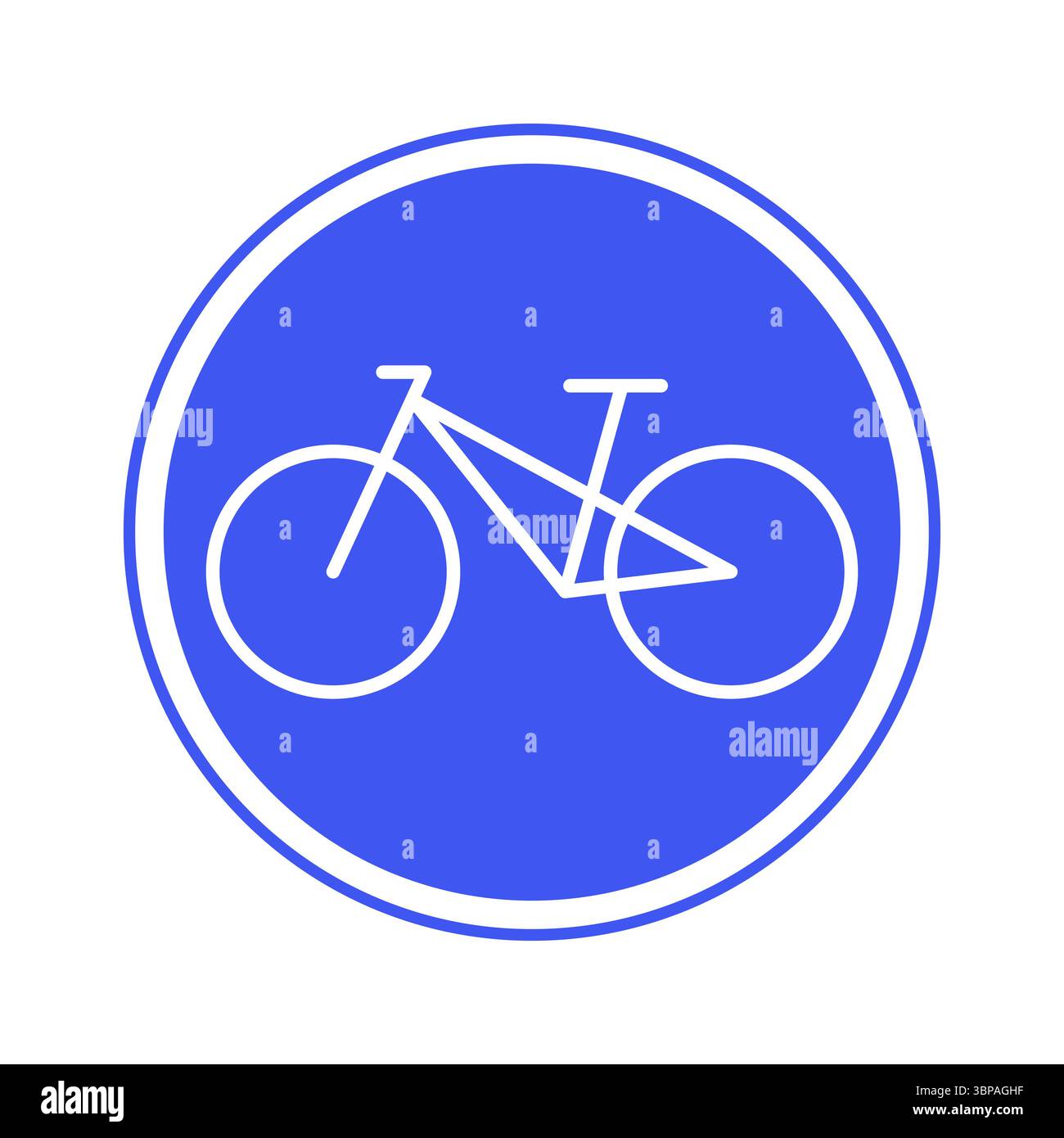 Bike path sign. Bicycle icon. Transport flat symbol. Vector simple ...