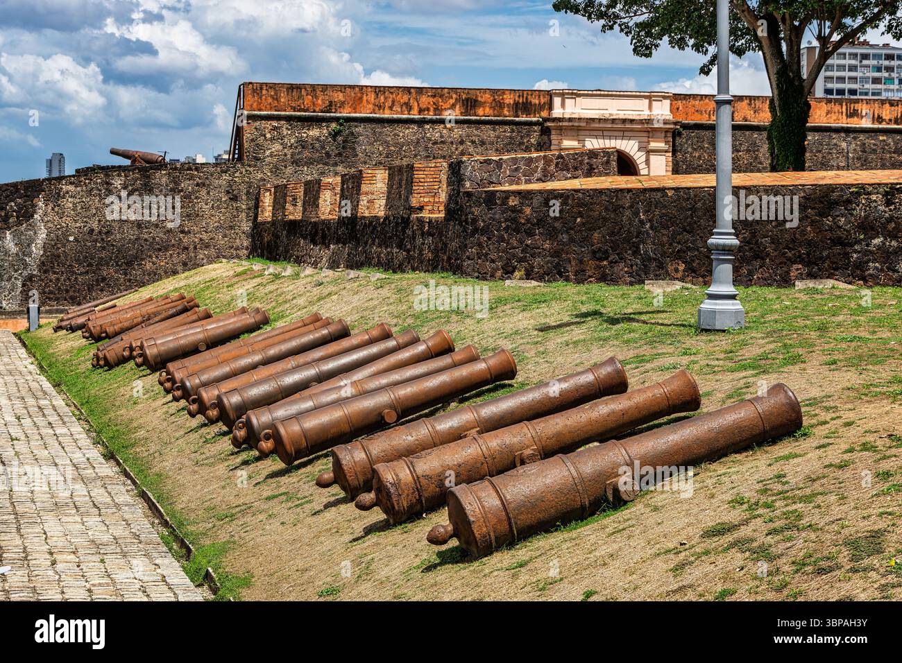 Historic fort called Forte do Presepio aka Forte Castelo do Senhor ...