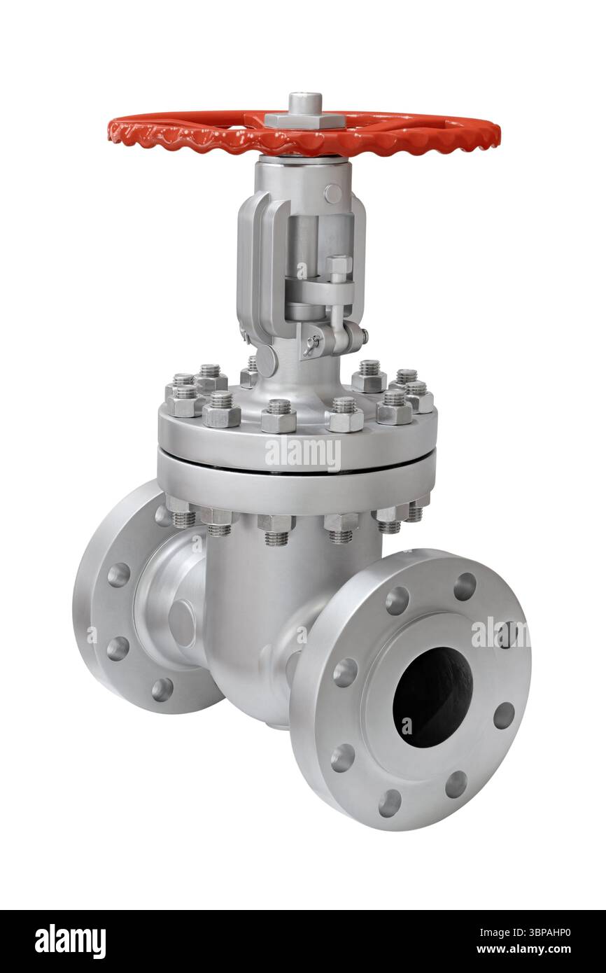 Large steel industrial shut off valve hi-res stock photography and ...