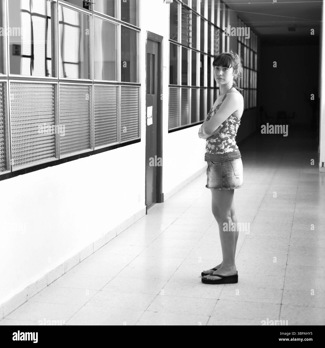 Spanish actress Greta Fernandez poses during the portrait session during the filming of the ...