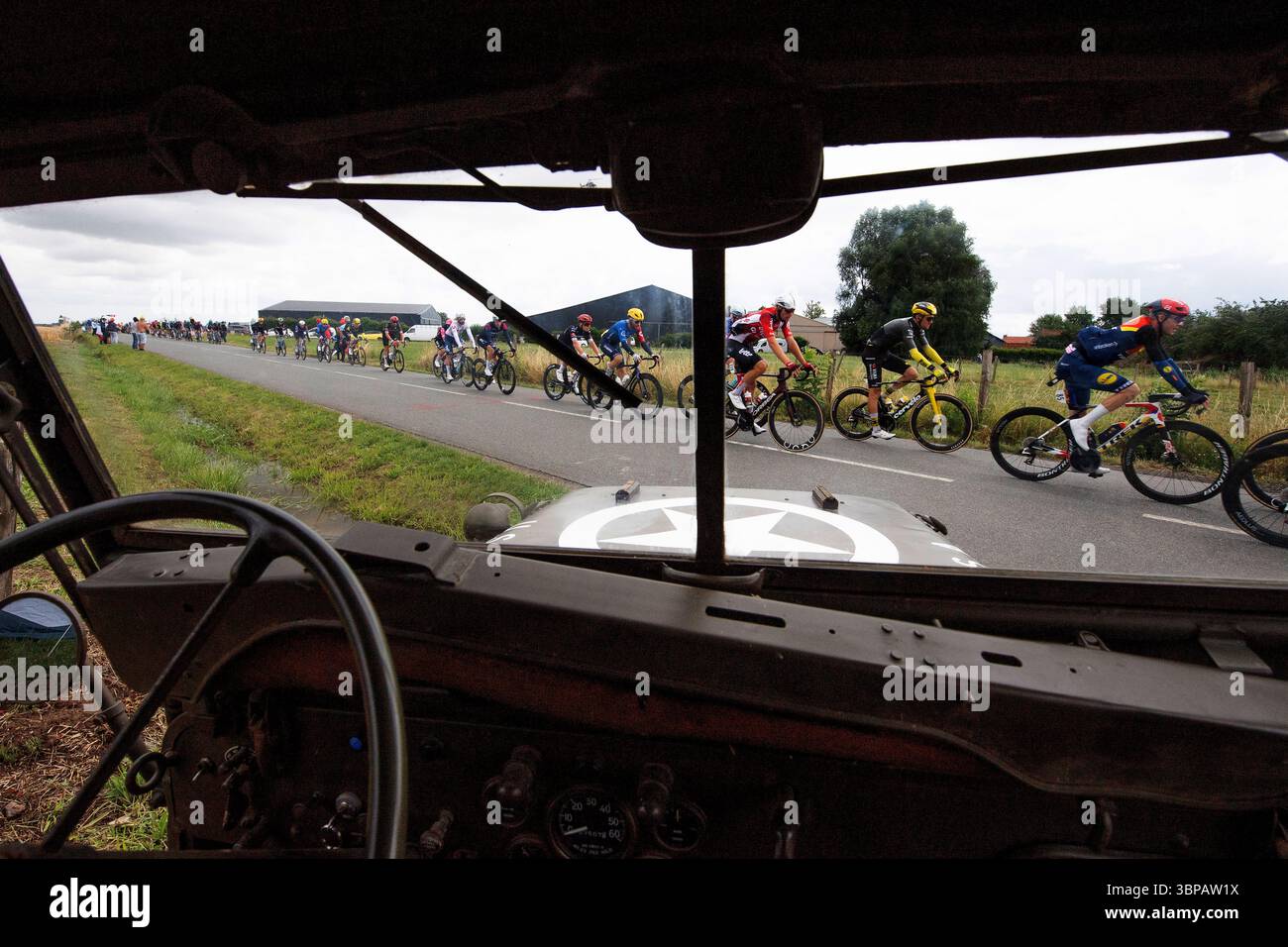 Tour de France 2025, Stage 3, Valanciennes to Dunkerque. The peloton ...