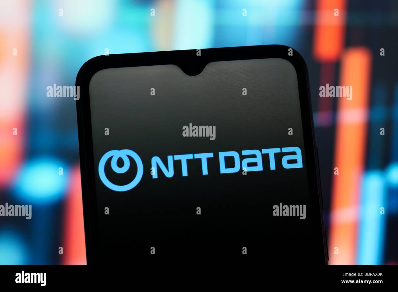 Canada. 07th July, 2025. In this photo illustration, the NTT DATA logo ...