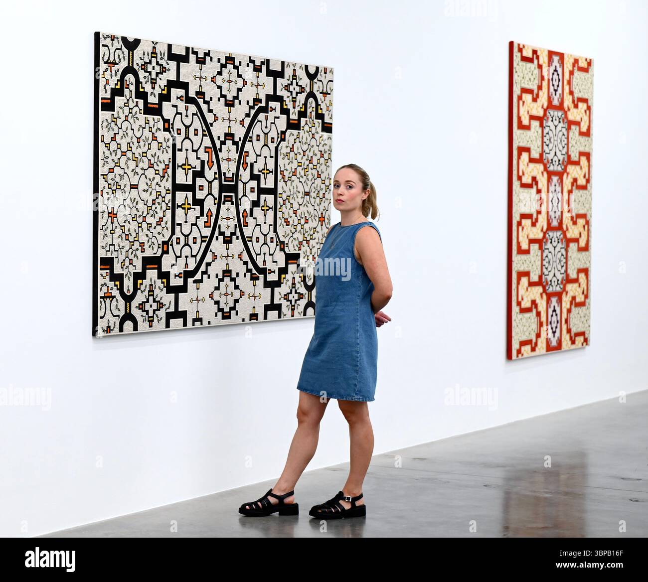 A preview at White Cube of the two new exhibitions , the UK debut by Peruvian artist Sara Flores ...