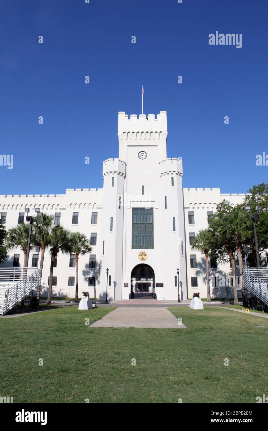 A view of The Citadel, the Military College of South Carolina, in ...