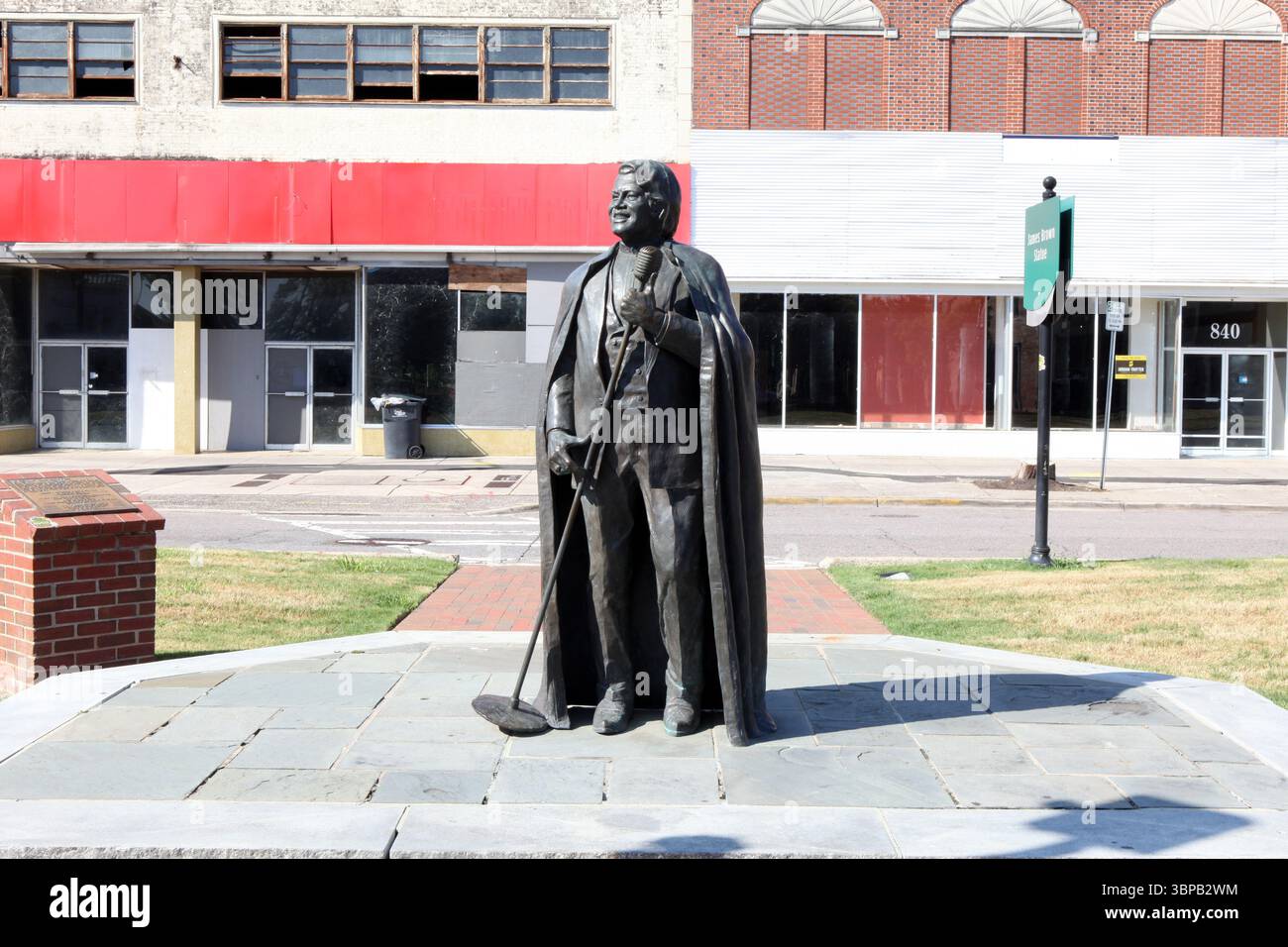 A view of the James Brown statue in downtown Augusta, Georgia Stock ...