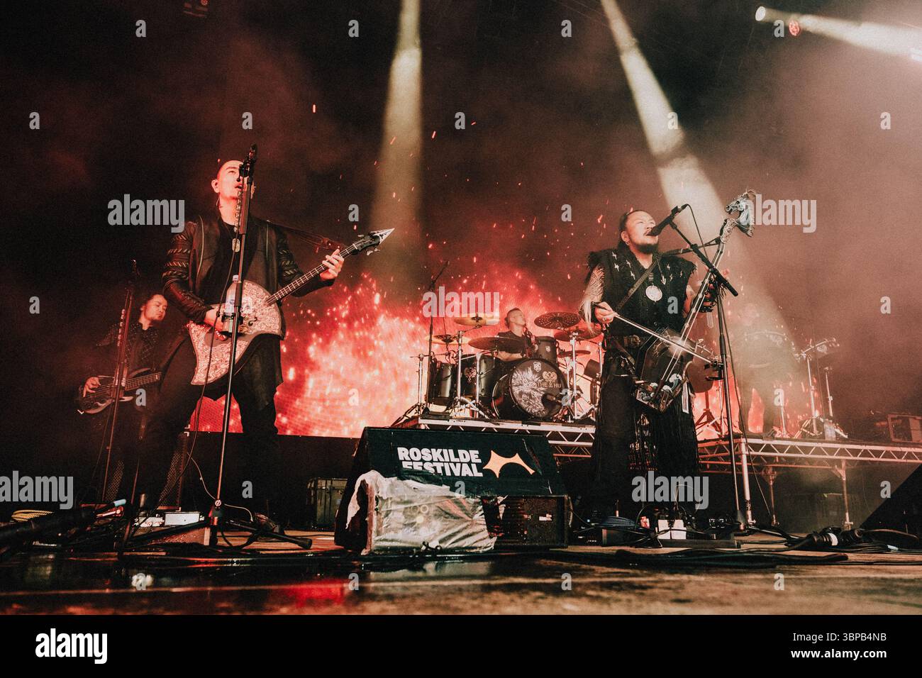 Roskilde, Denmark. 04th, July 2025. The Mongolian folk metal band The ...