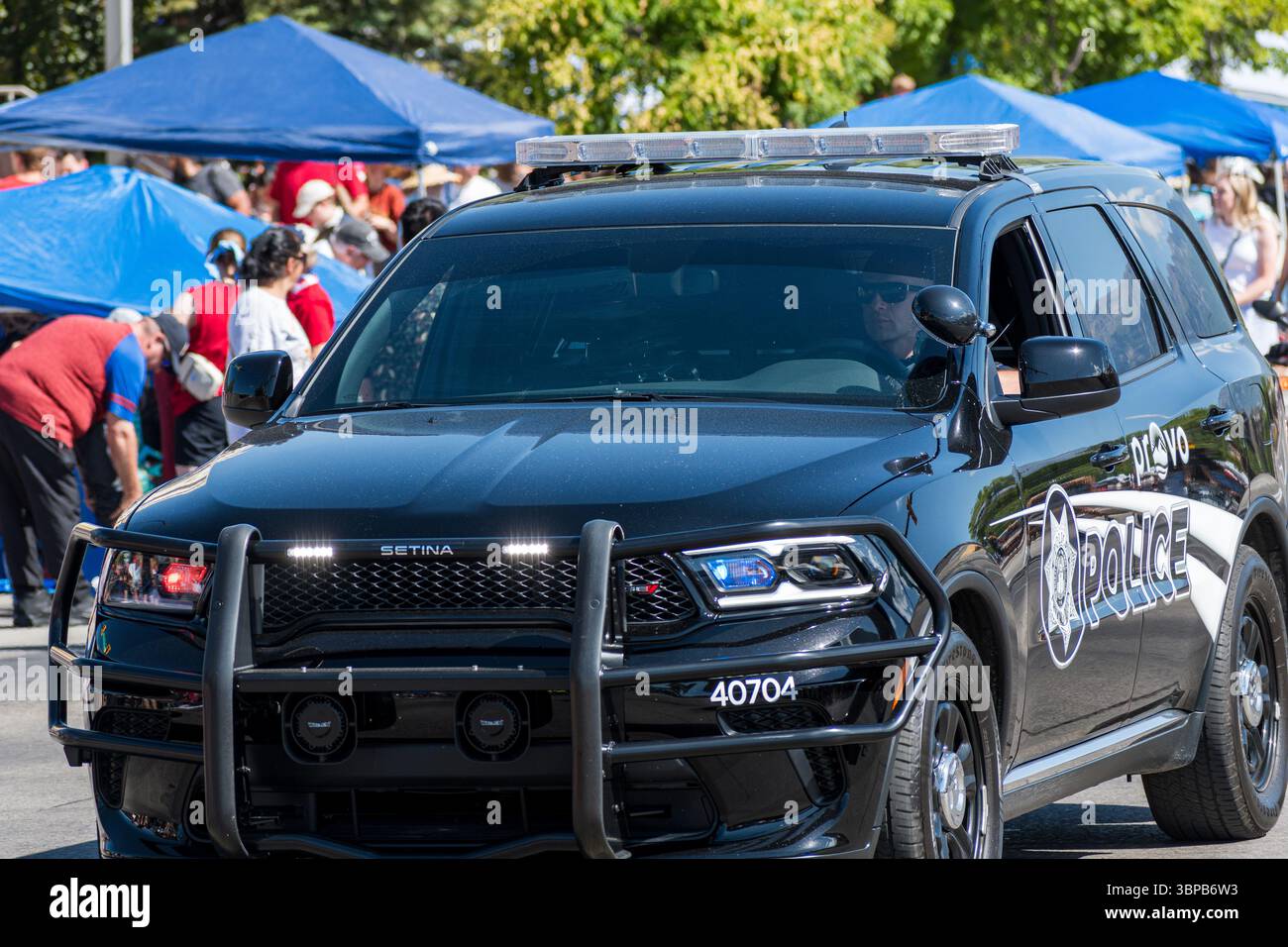 Provo, Utah – July 4, 2025: A Provo Police Department cruiser is parked ...