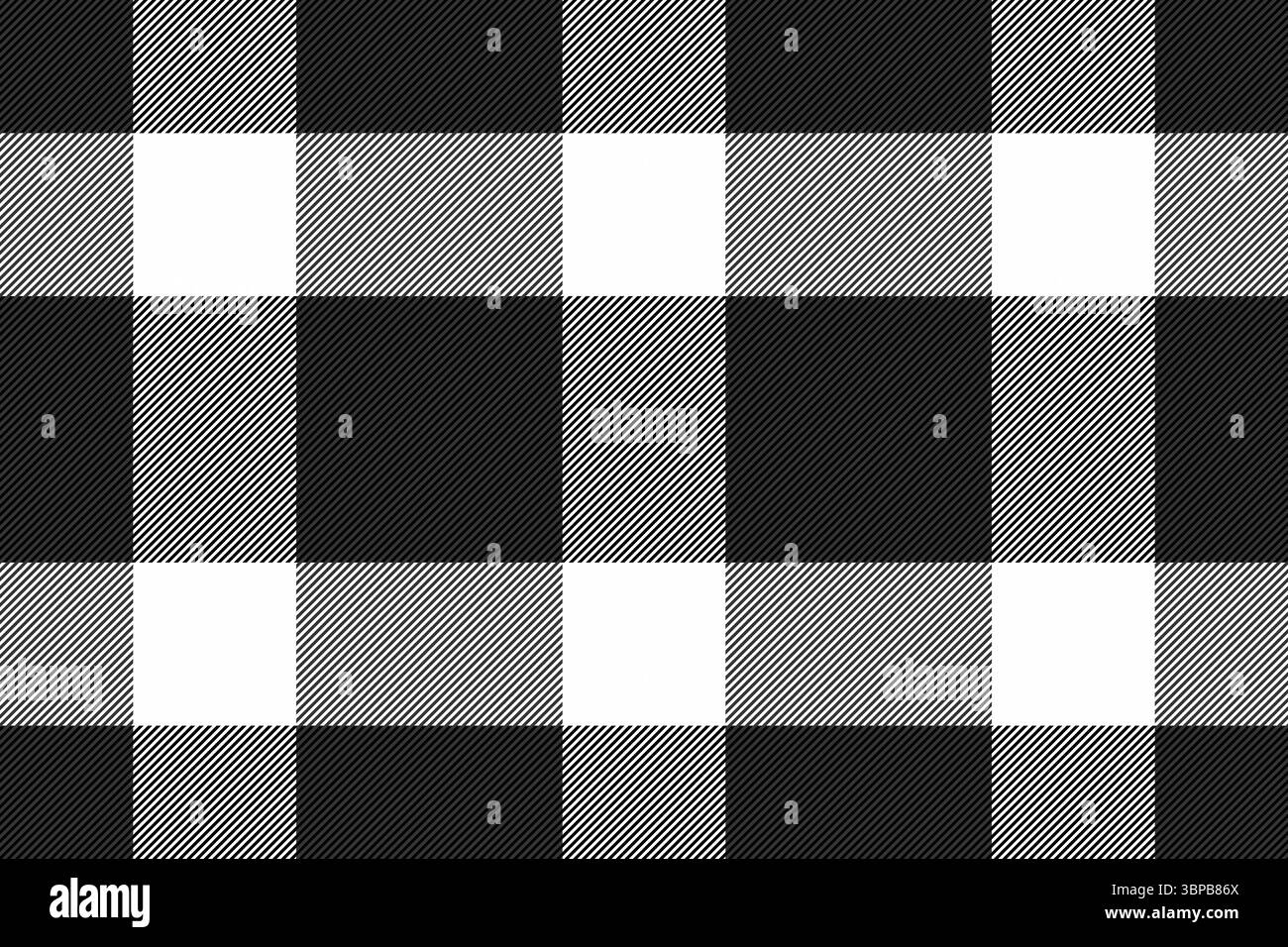 Classic black and white buffalo plaid pattern. Versatile design ideal ...