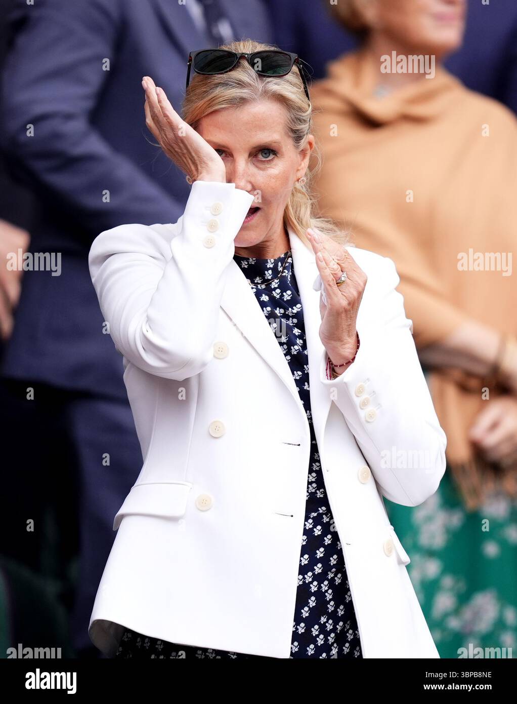 The Duchess of Edinburgh in the Royal Box on day eight of the 2025 ...