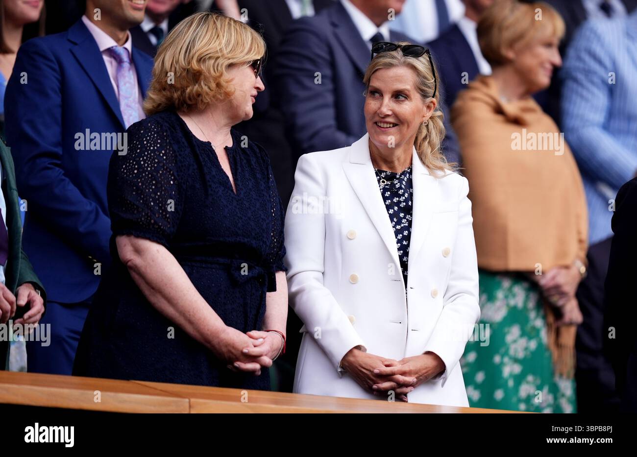 The Duchess of Edinburgh in the Royal Box on day eight of the 2025 ...