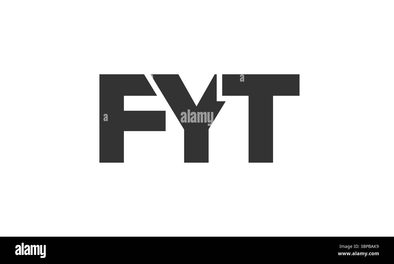 FYT logo design template with strong and modern bold text. Initial ...