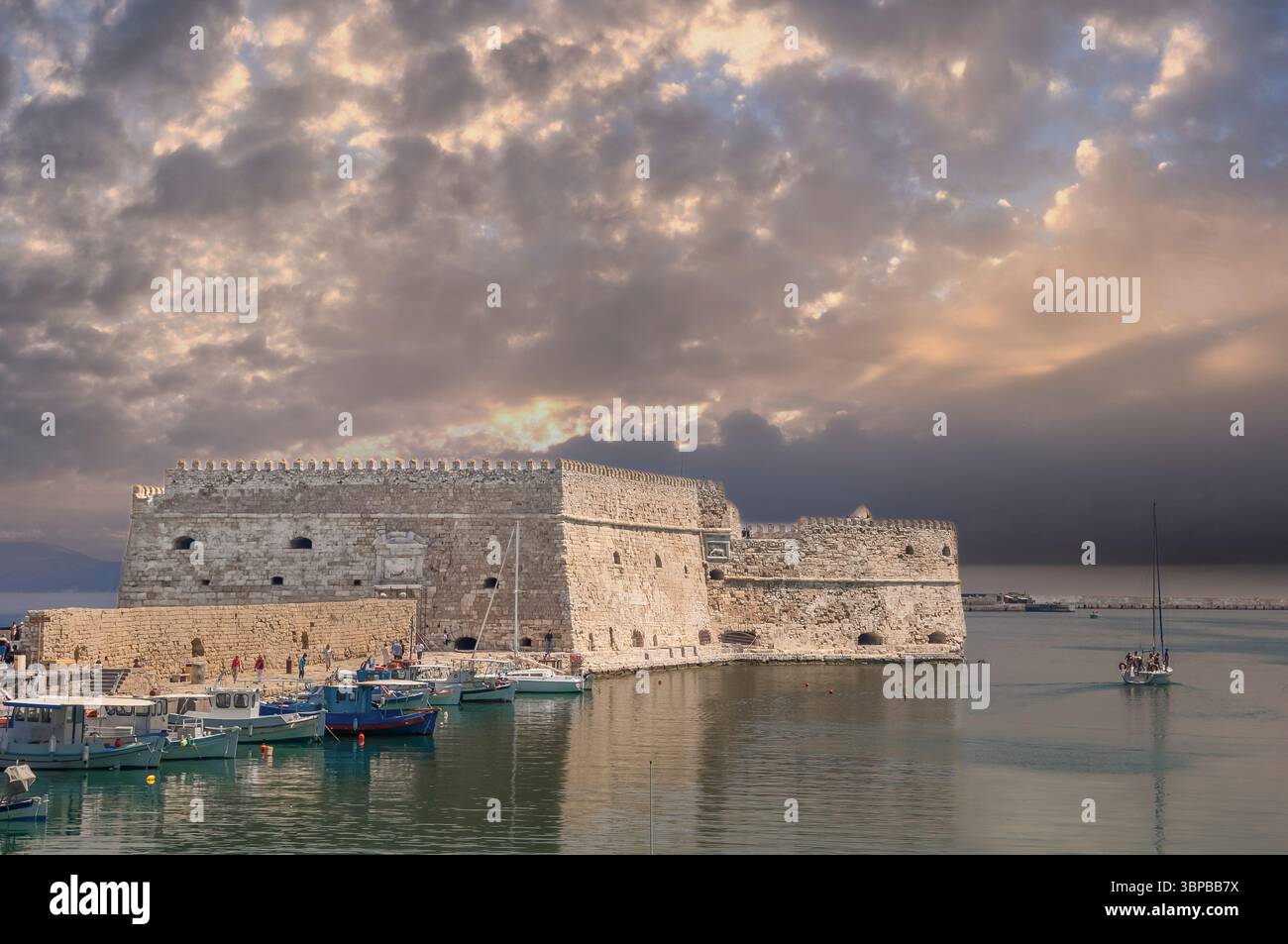 The image is of the 16th century Venetian Fortress Rocca a Mare at ...