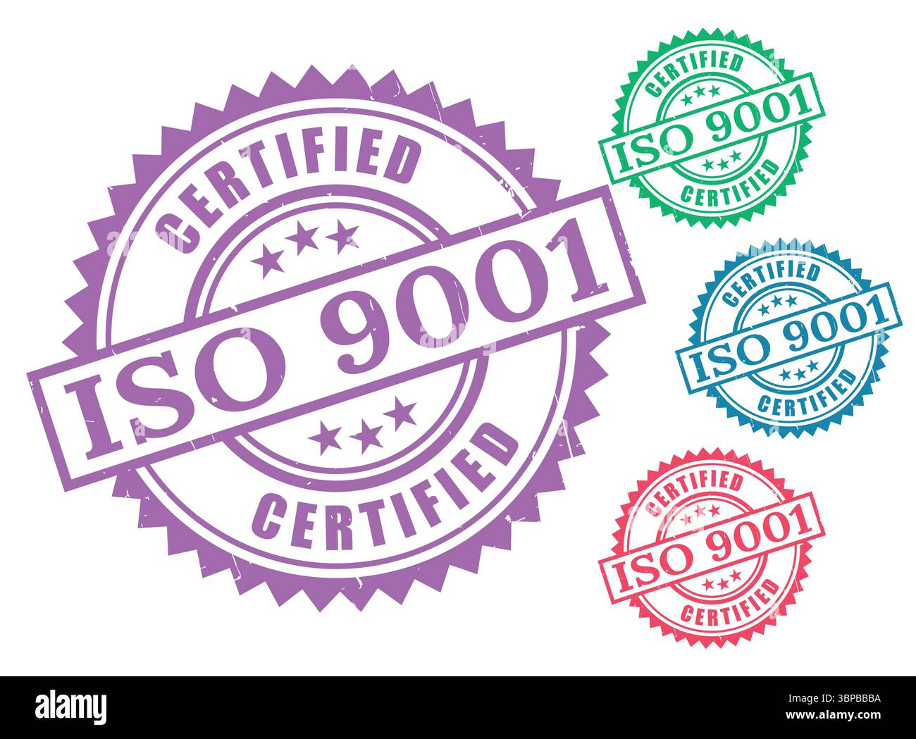 Quality Control Approved Badges, ISO 9001 Certification Vector Set Stock Vector Image & Art - Alamy