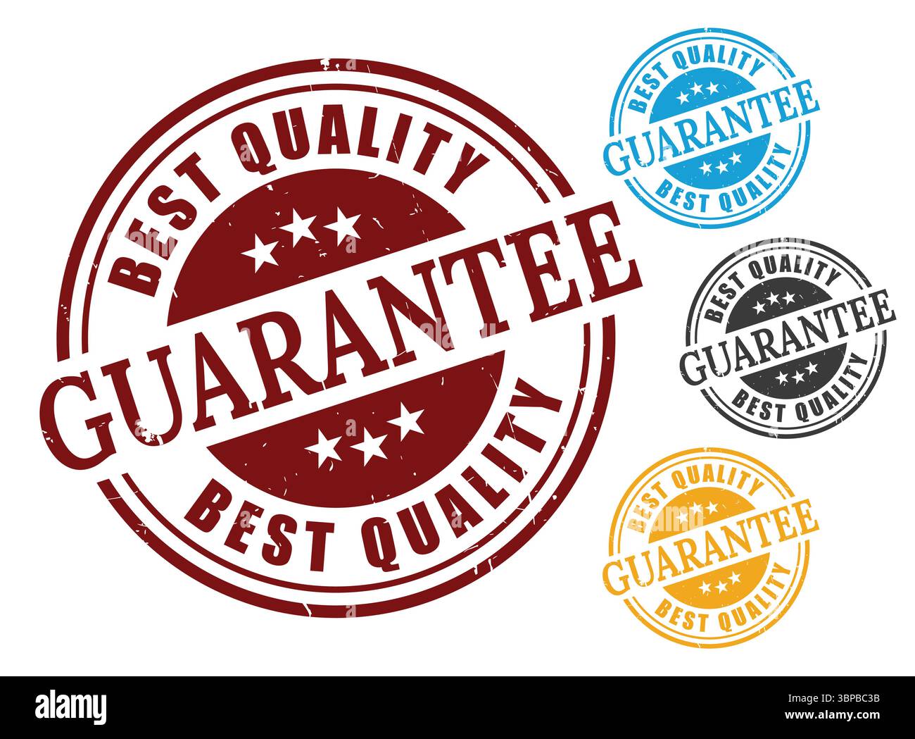 Premium Quality Badge Vector Set, Product Guarantee Stamp Collection ...