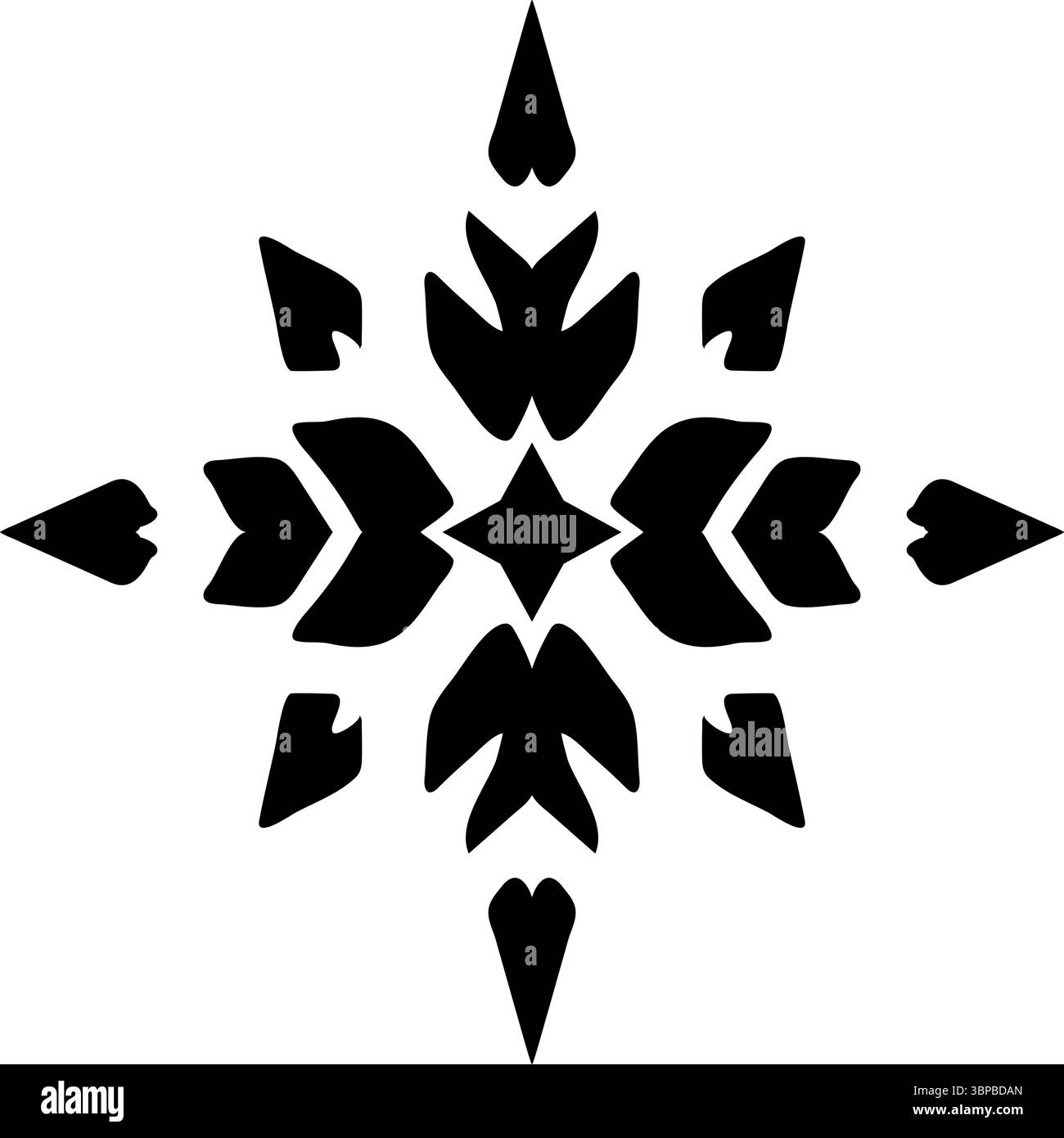 Black white icon star Stock Vector Images - Alamy