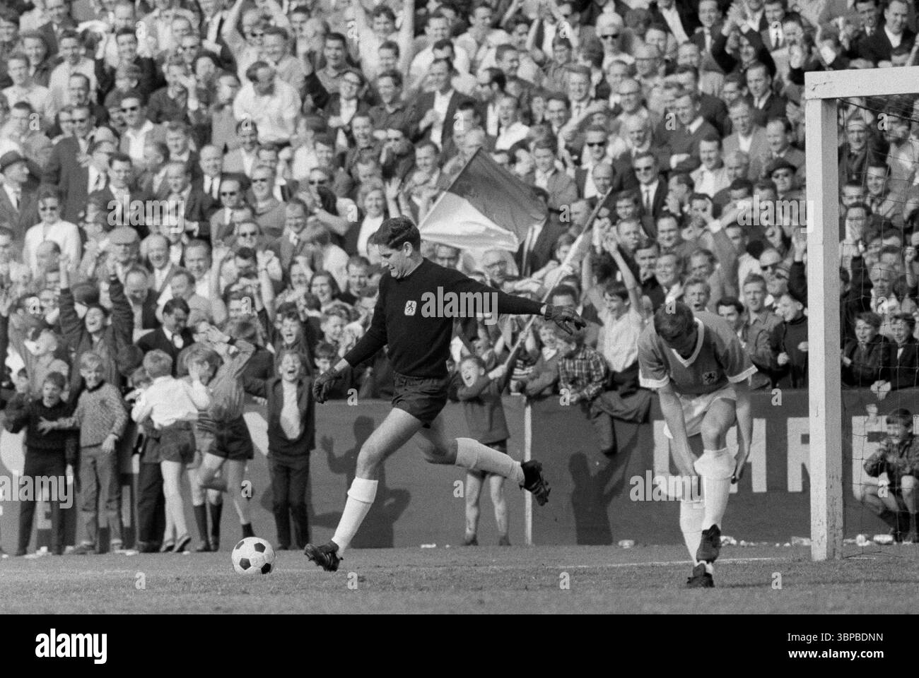 Angry football cheering crowd Black and White Stock Photos & Images - Alamy