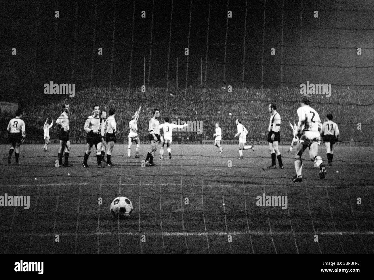 Football goal 1960s Black and White Stock Photos & Images - Alamy
