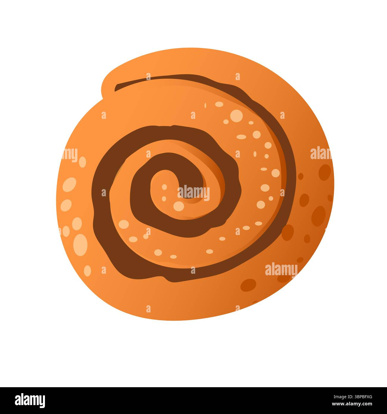 Bread dough on baking Stock Vector Images - Alamy