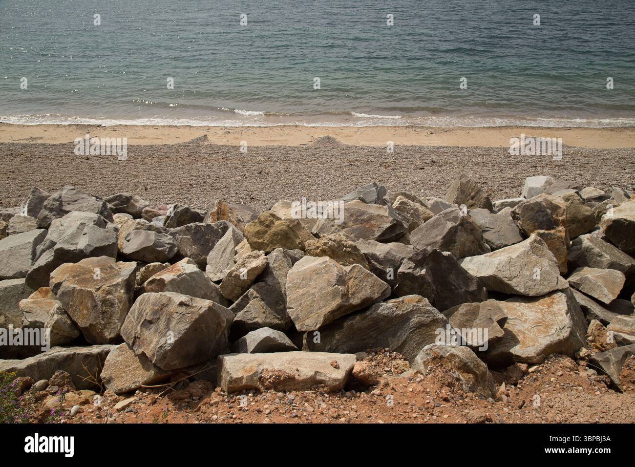 Branscombe Beach, Jurassic Coast fossil researcher's paradise Stock ...