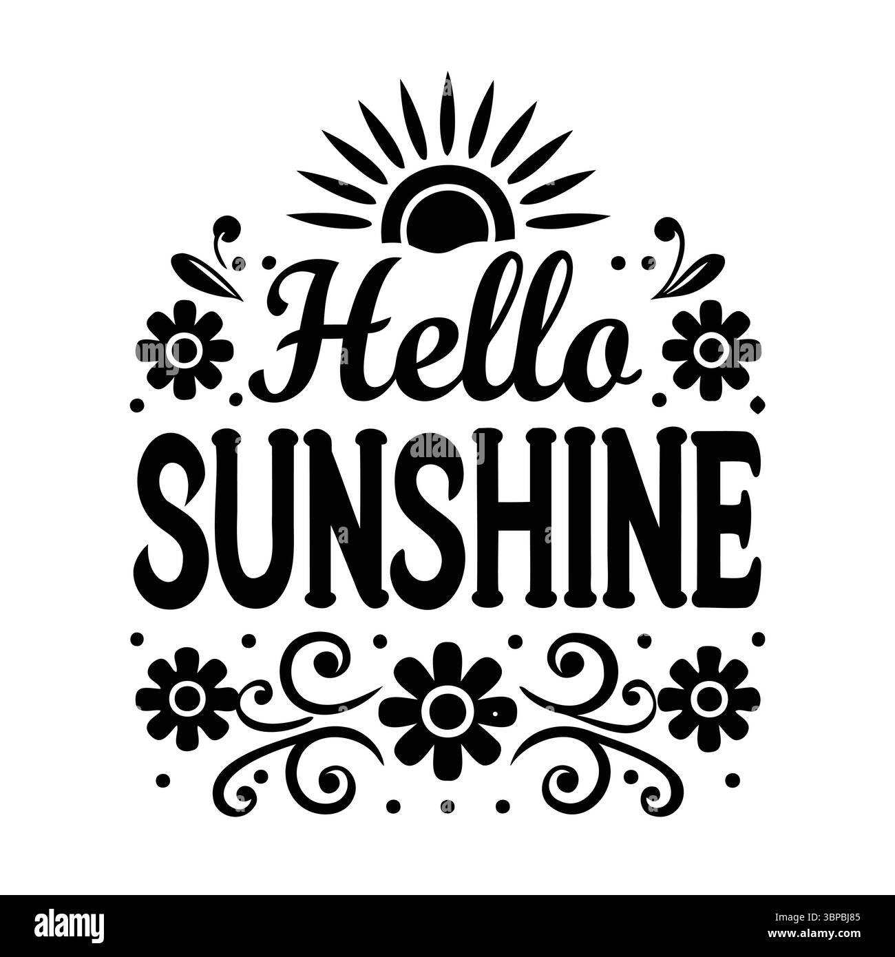 Inspirational decal design Black and White Stock Photos & Images - Alamy