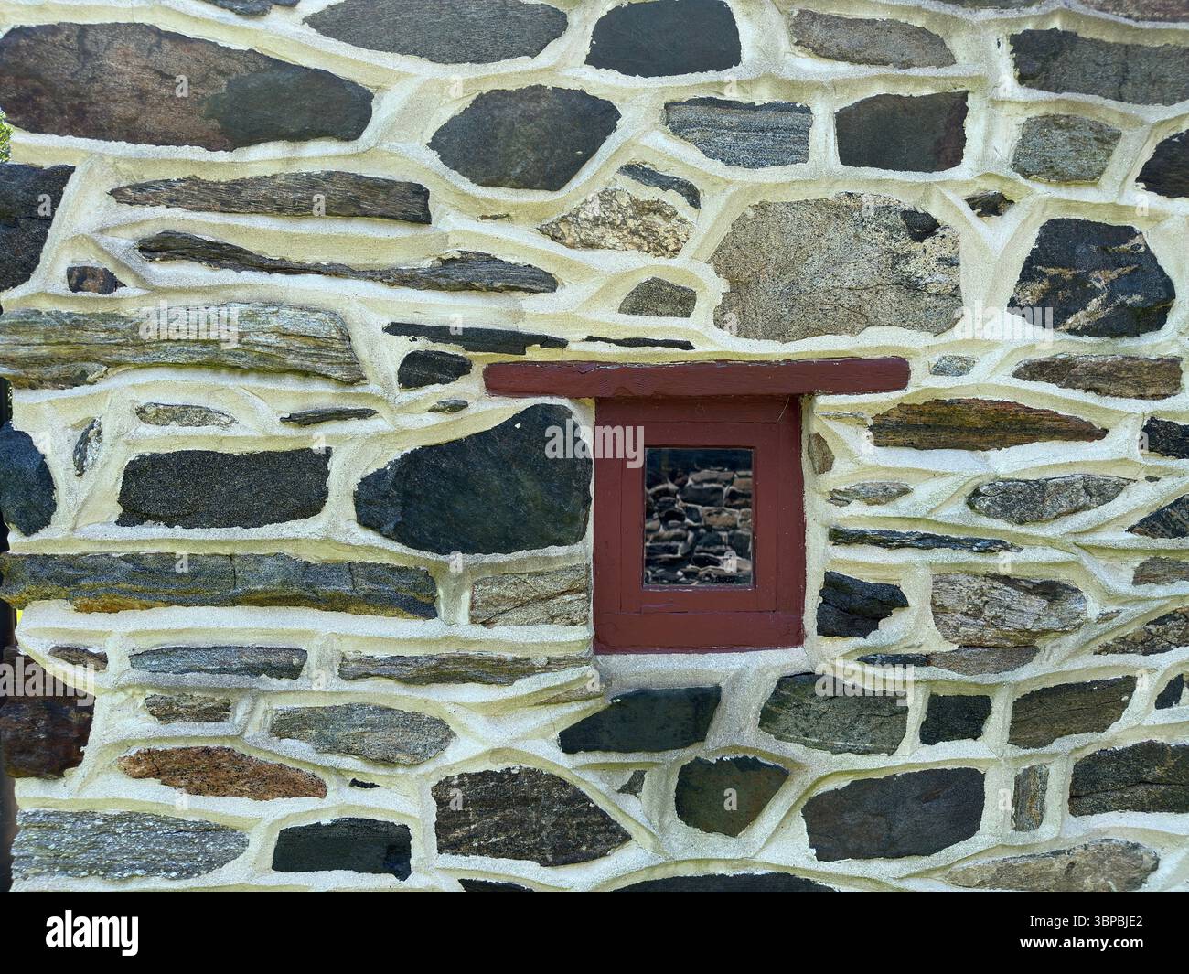Soul Window in a Stone Wall Stock Photo - Alamy