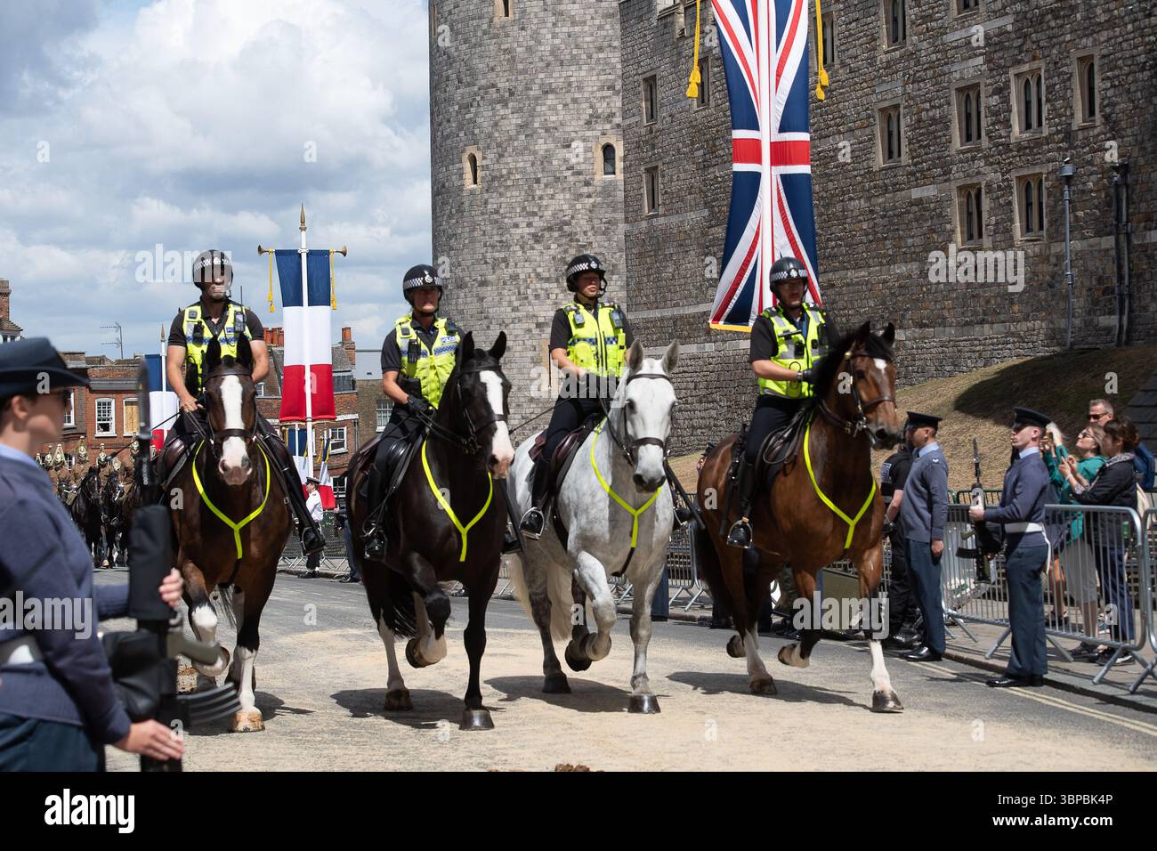 Windsor, Berkshire, UK. 7th July, 2025. A huge policing operation is ...