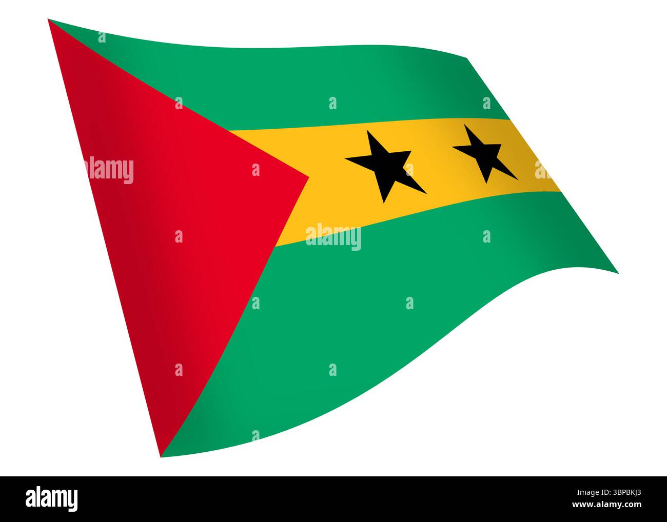 Waving flag map sao hi-res stock photography and images - Alamy