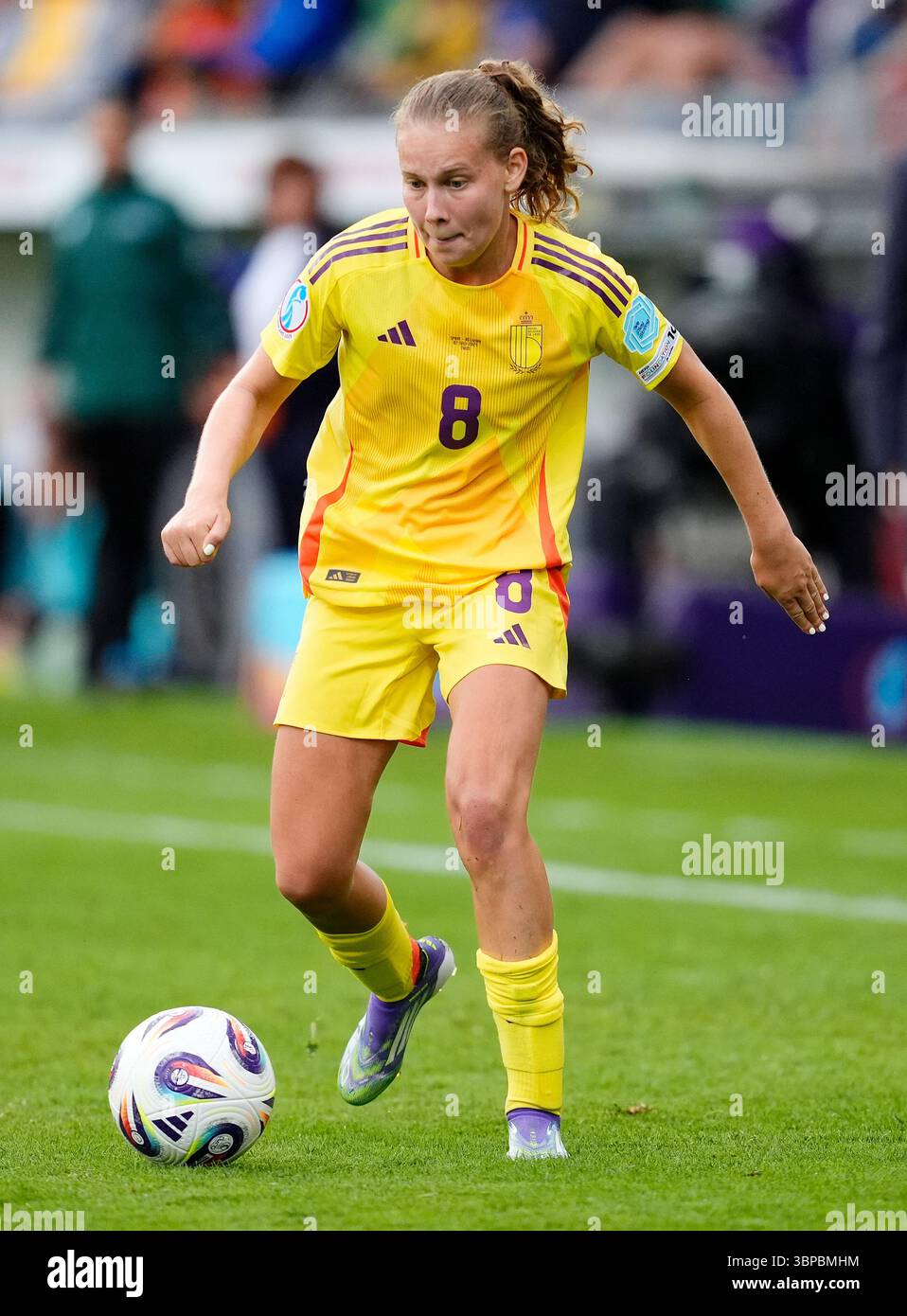 Belgium's Jarne Teulings during the UEFA Women's Euro 2025 Group D ...
