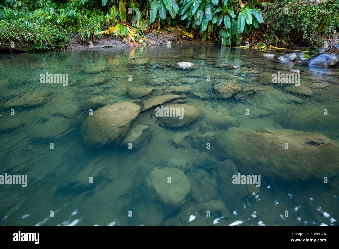 Clear River with Stones in Sunlight. Debotakhum in Bandarban is a ...